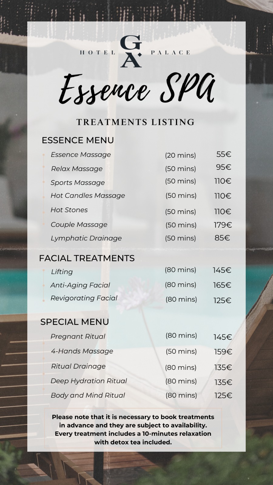 Spa de Hotel G.A. Palace em Porto. Site Oficial.